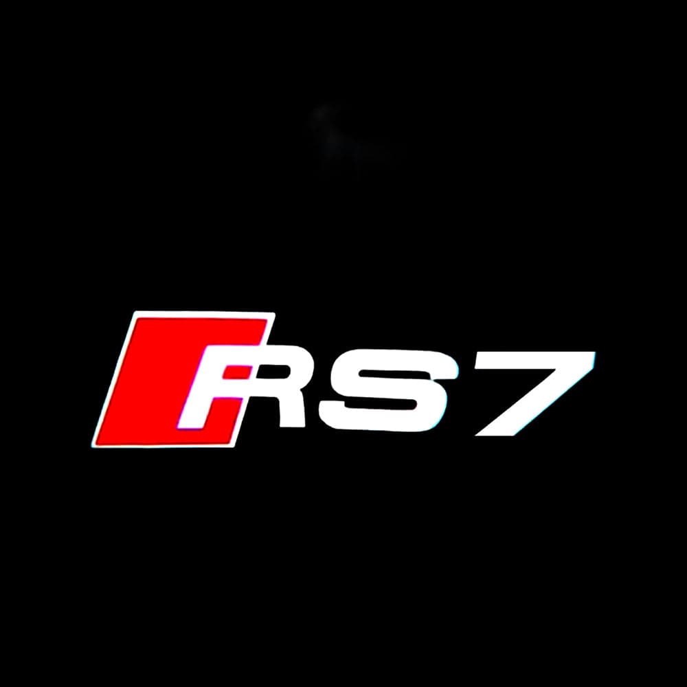 Audi RS7 Dynamic Dual Lens Premium Door Puddle Lights Multiple Designs ...