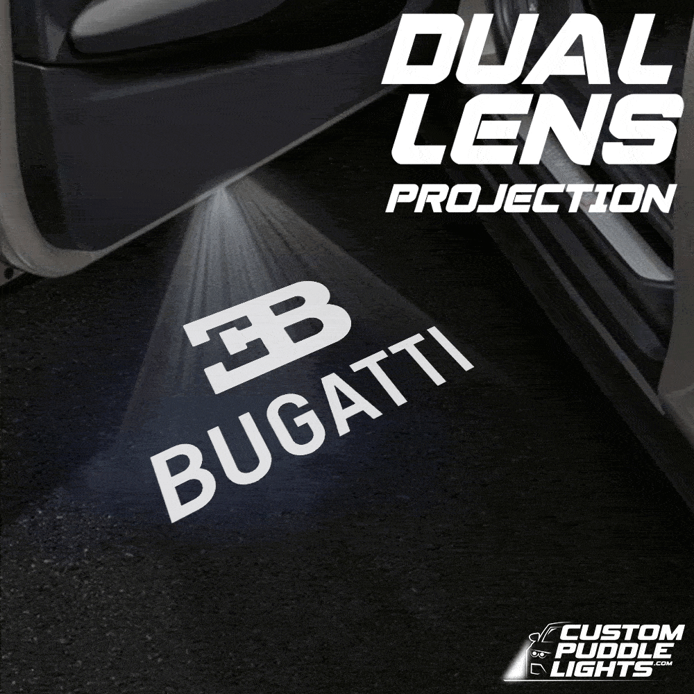 Bugatti Veyron Dynamic Dual Lens Premium Door Puddle Lights Multiple D ...