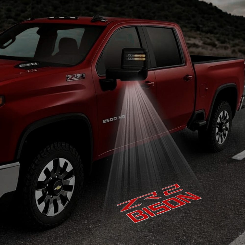 Silverado Puddle Lights for Side Wing Mirrors | Custom Puddle Lights