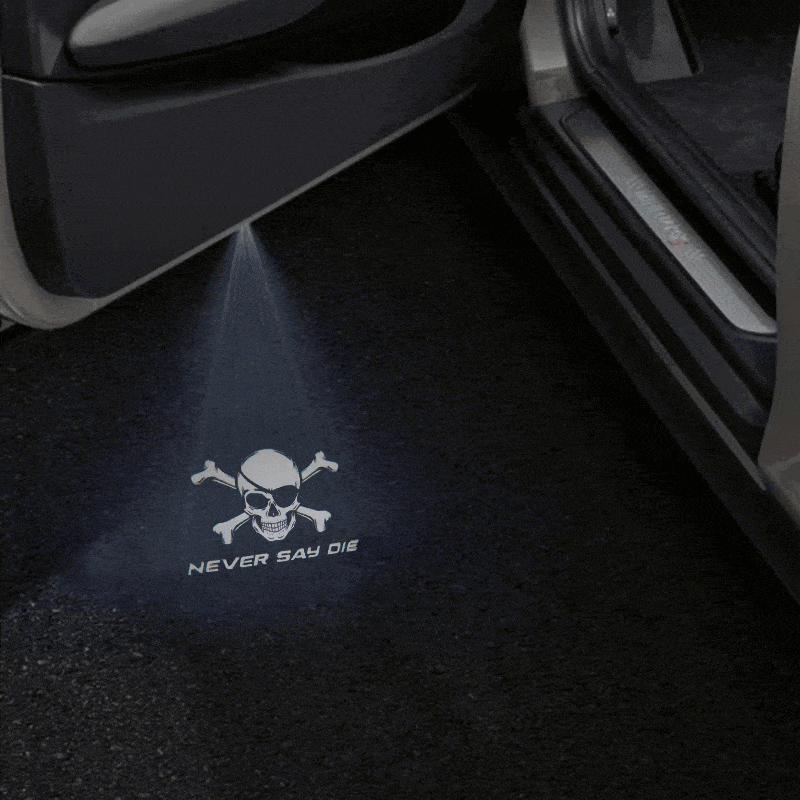 Custom Dual Lens LED Courtesy Door Projector Puddle Lights for Toyota ...