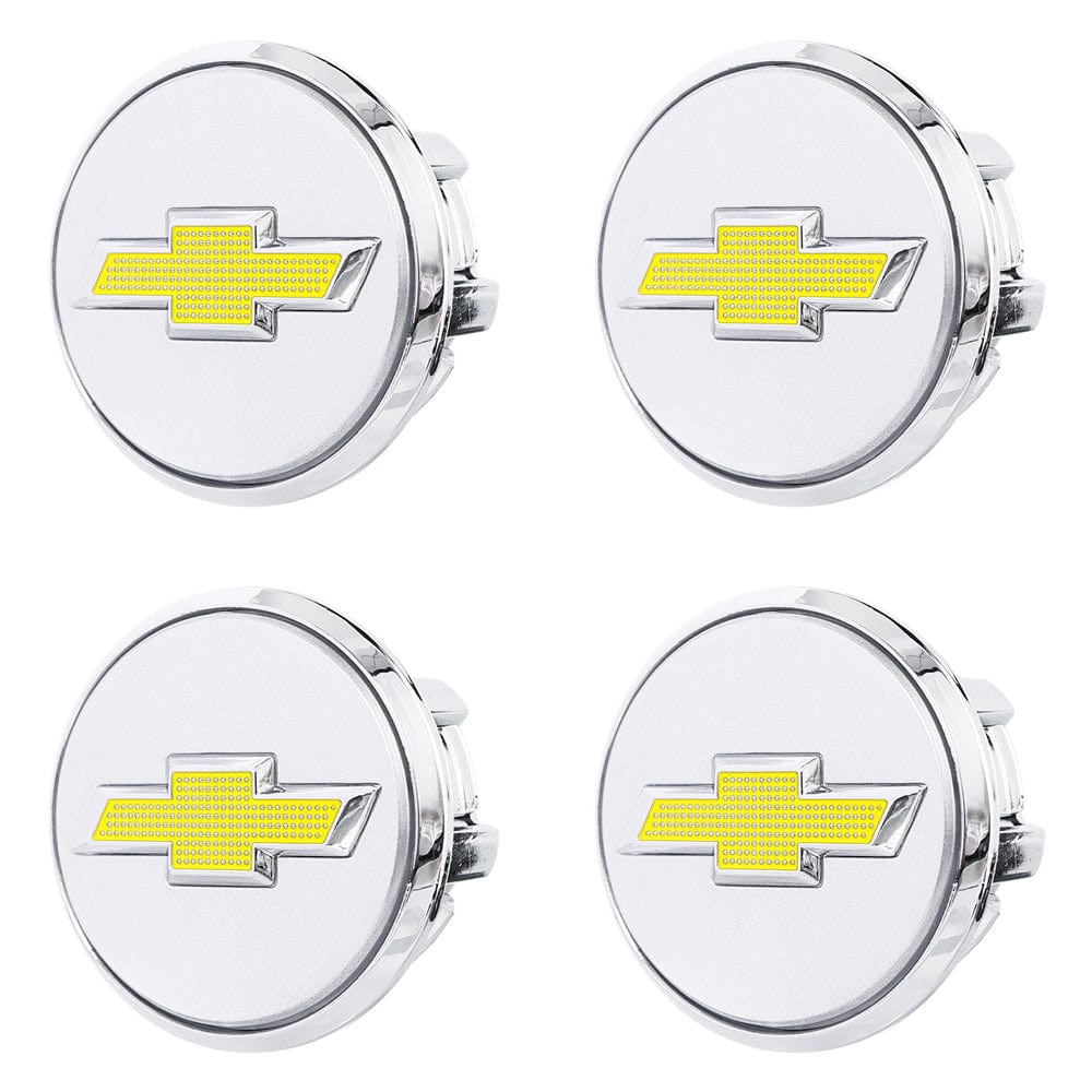 Premium LED Floating Wheel Logo Center Hub Caps Multiple Designs for C ...