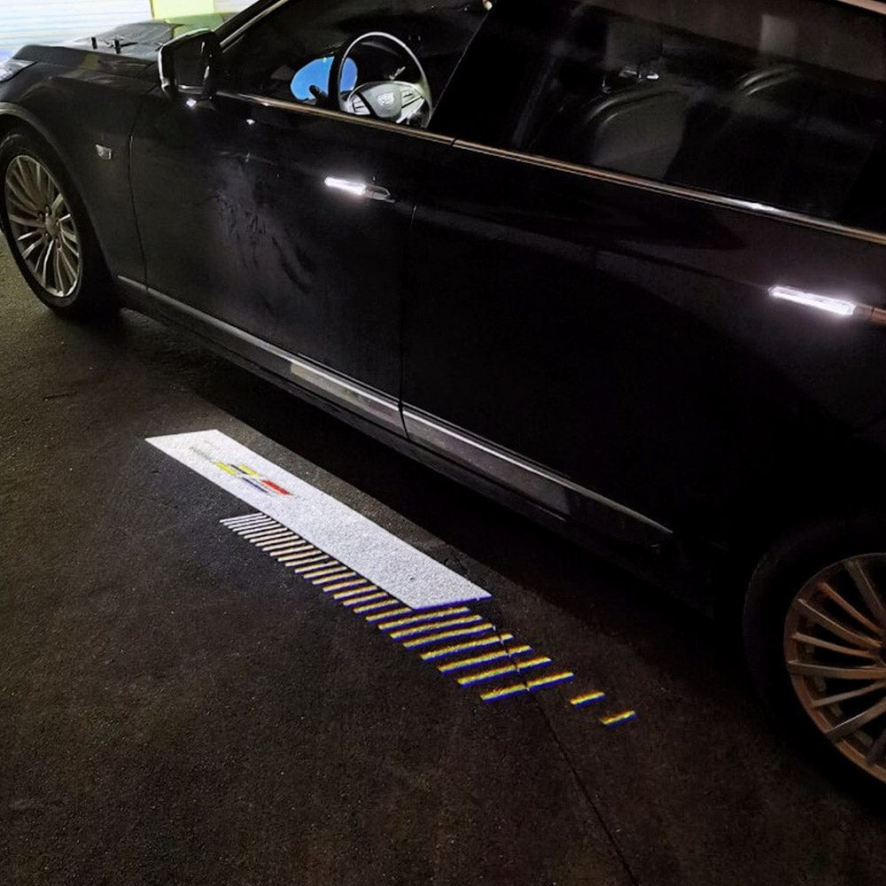 Cadillac ATS Premium Side Wing Mirror Puddle Lights Multiple Designs 2 ...