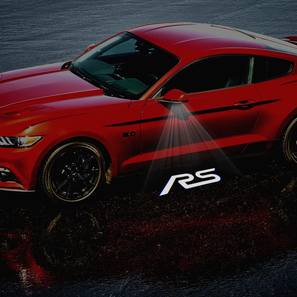 LED Side Mirror MACH1 Projector Puddle Lights Pair for Ford Mustang 20 ...