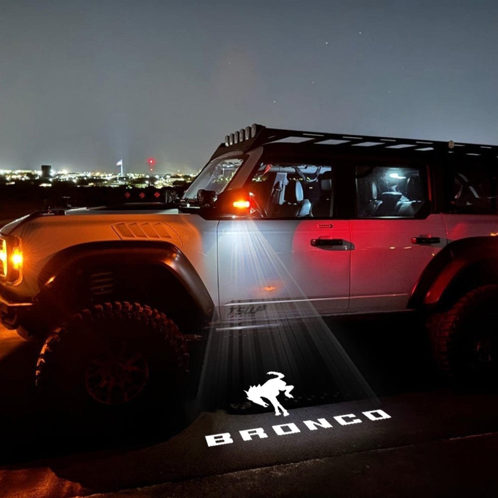 Premium LED Side Mirror Projector Puddle Approach Lights for Ford Bron ...