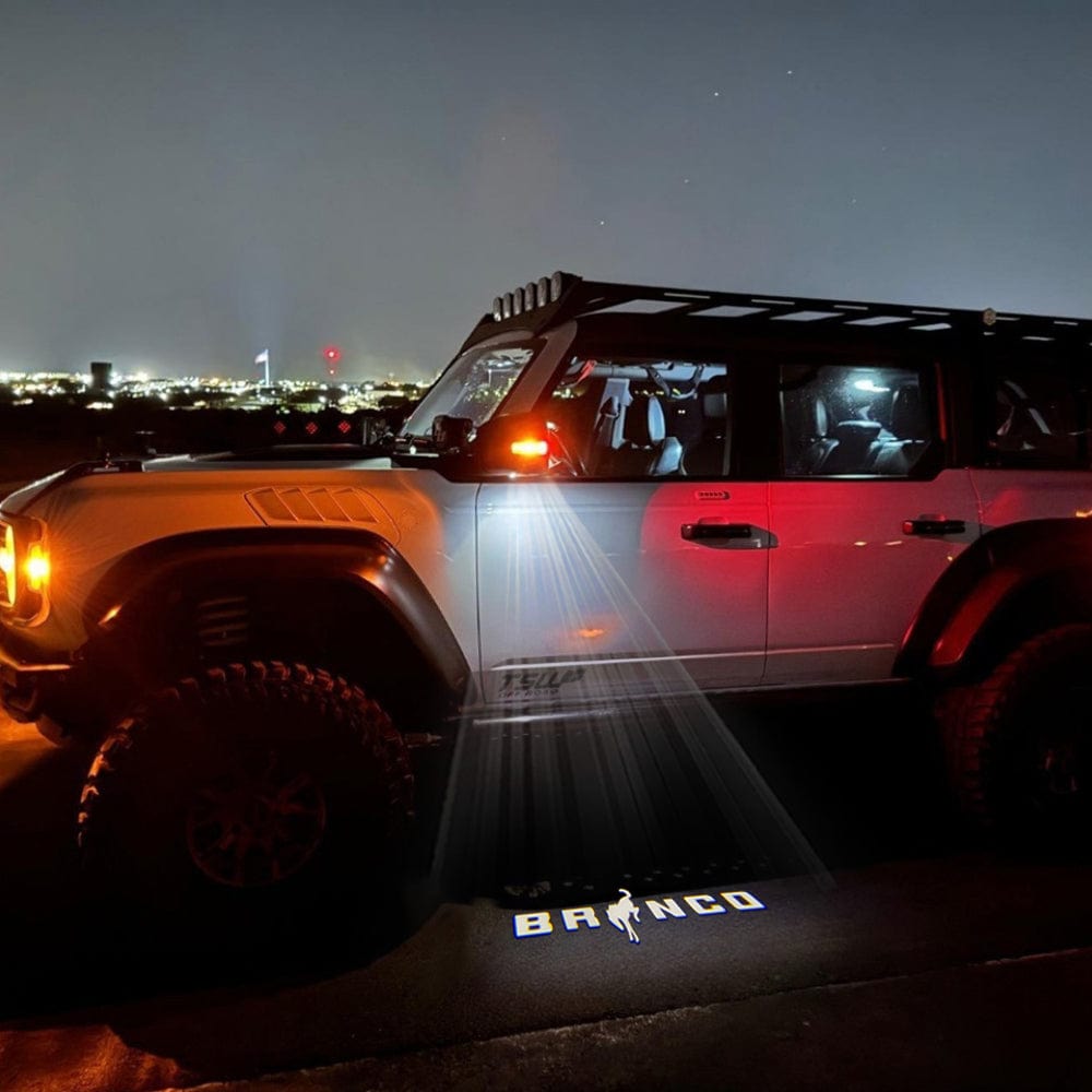 Premium LED Side Mirror Projector Puddle Approach Lights for Ford Bron ...