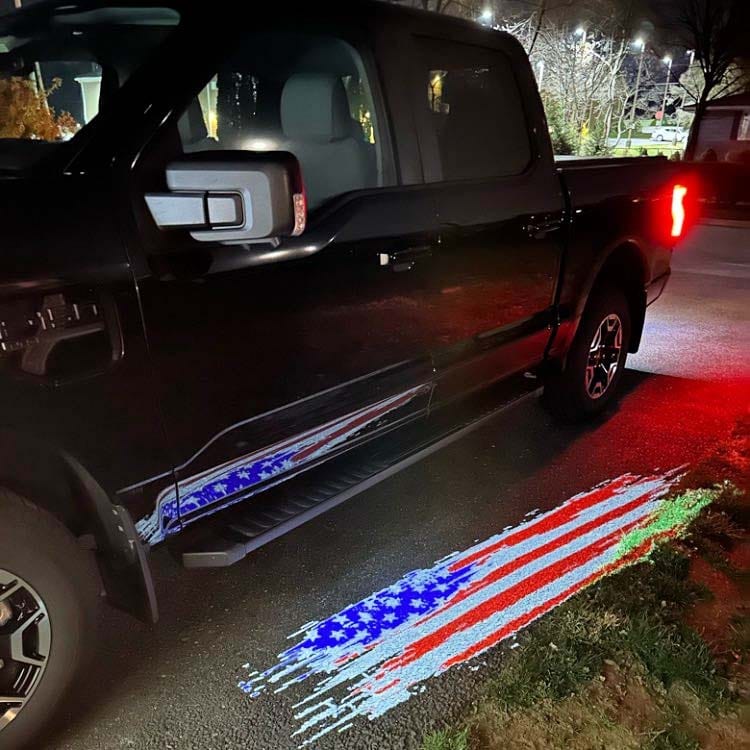 Premium LED Side Wing Mirror Projector Puddle Approach Lights for Ford ...