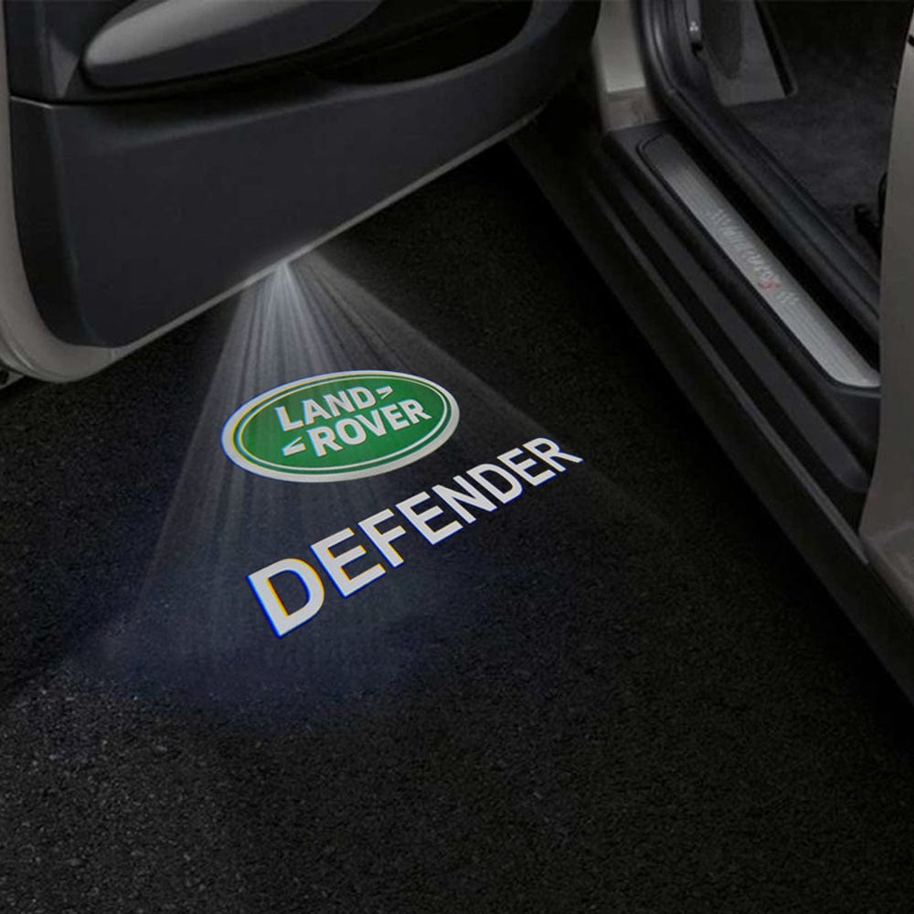 Range Rover Defender 110 Premium Door Puddle Lights Multiple Designs 2 ...