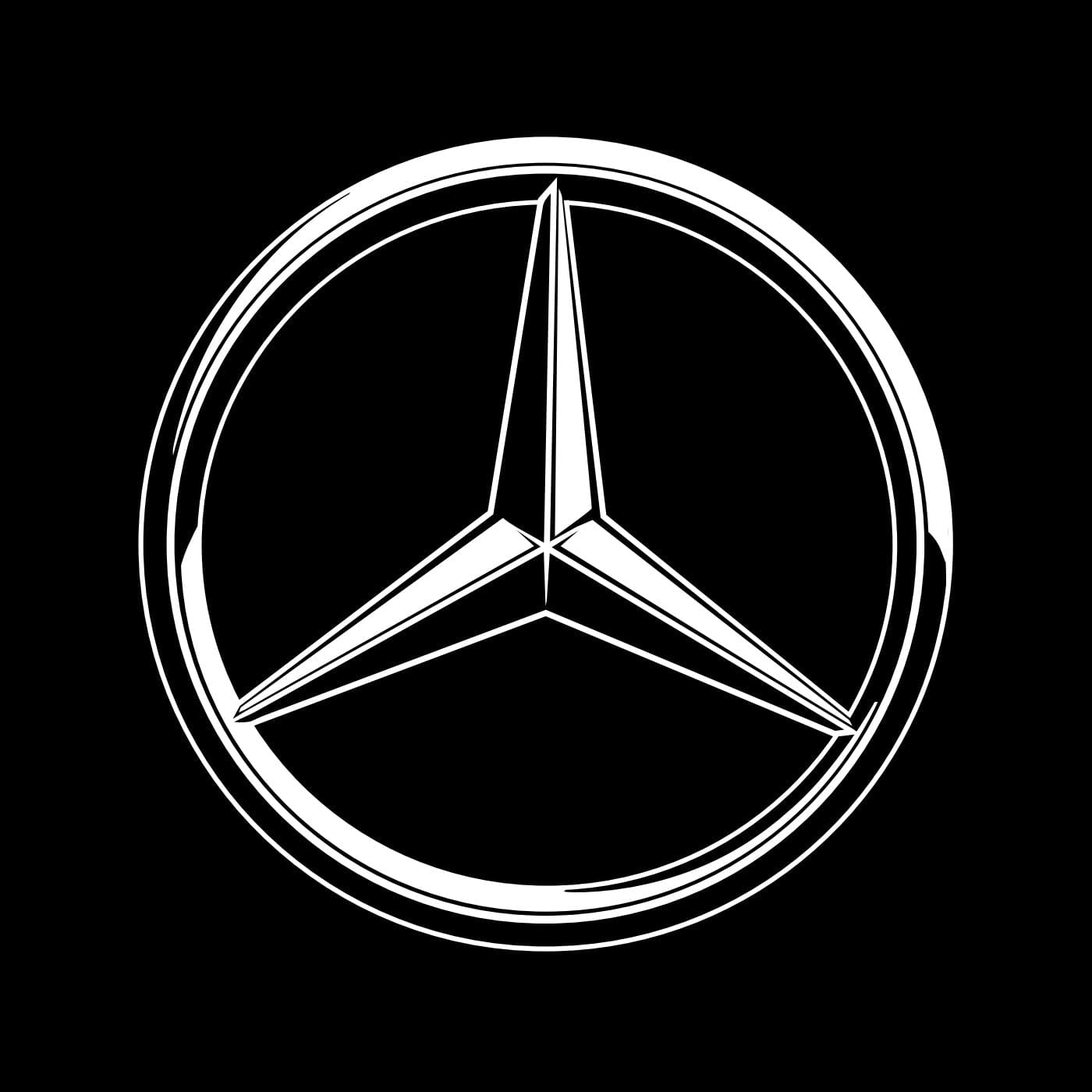 Mercedes-AMG SL R232 Premium Door Puddle Lights Multiple Designs 2022 ...