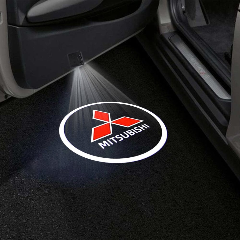 MITSUBISHI Outlander 4th Gen Door Stick On Puddle Lights Multiple Desi ...