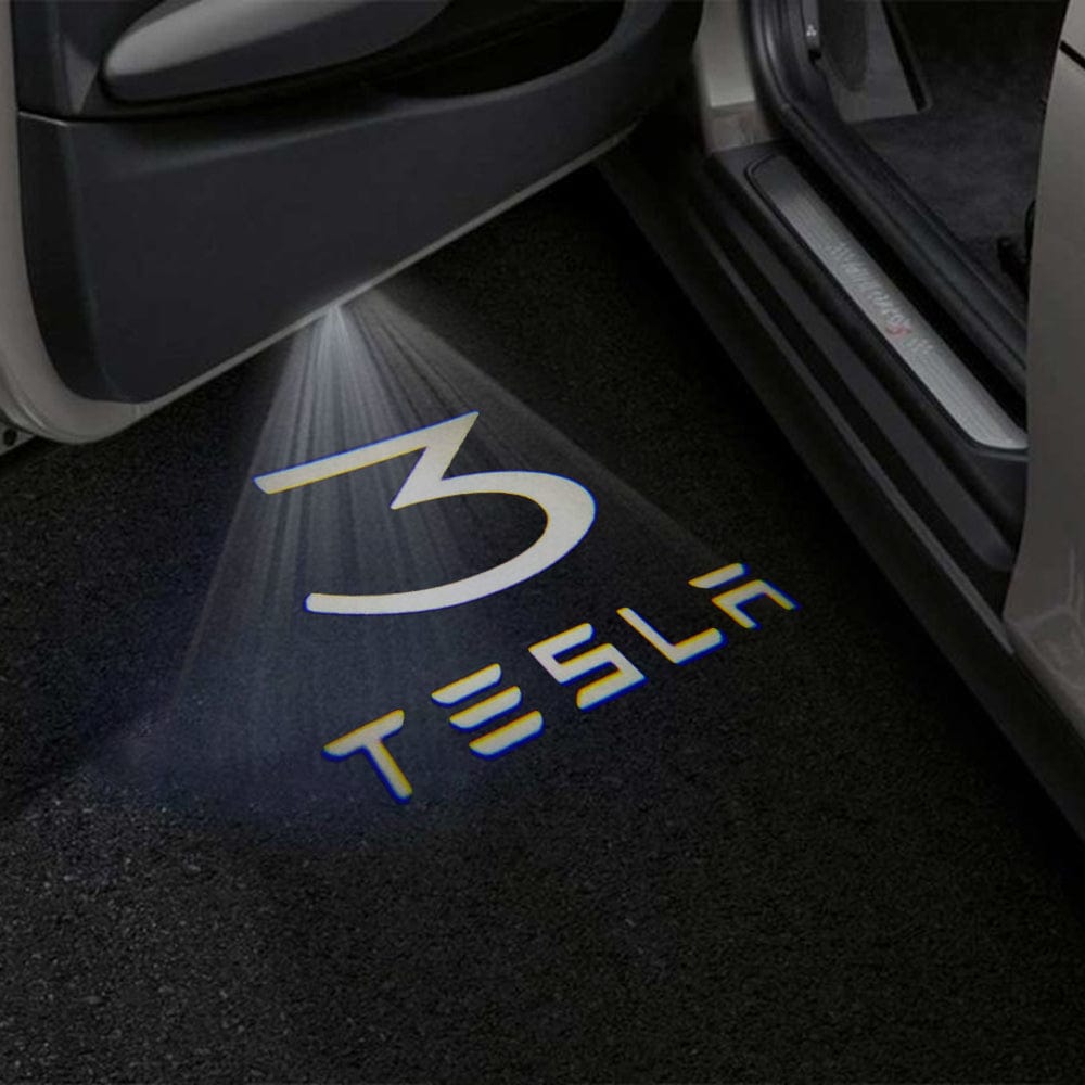Tesla Model 3 Premium Door Puddle Lights Multiple Designs 2017–2023 ...