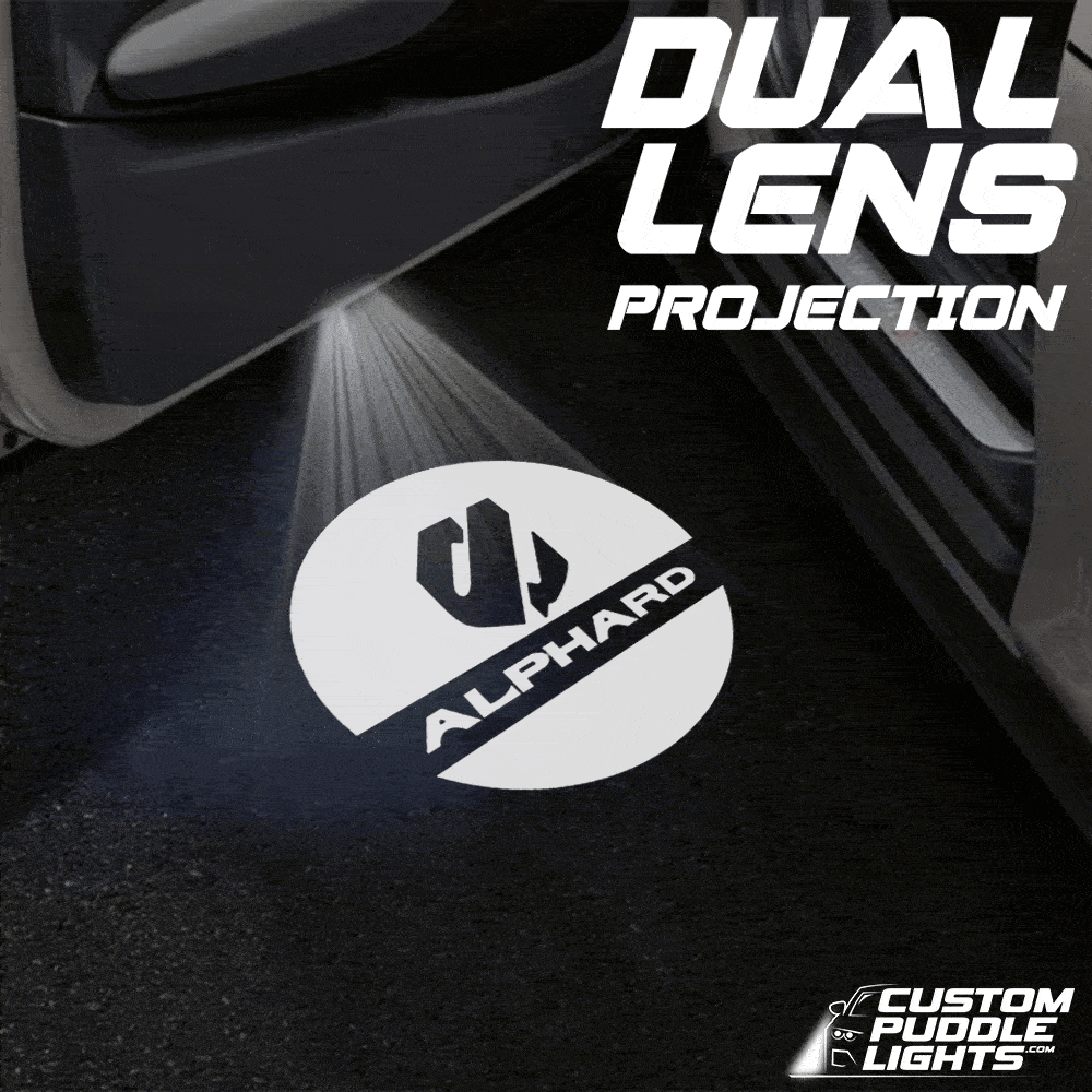 Toyota ALPHARD 3rd/4th Gen Dynamic Dual Lens Premium Door Puddle Light ...