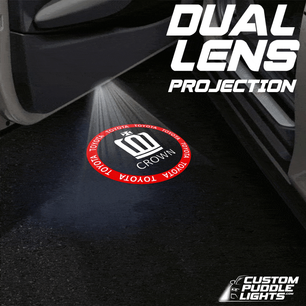 Toyota Crown 15th/16th Gen Dynamic Dual Lens Premium Door Puddle Light ...