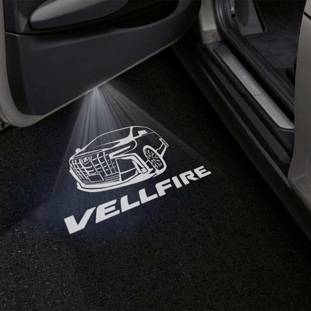 Toyota Vellfire Premium Door Puddle Lights Multiple Designs 2008-2026 ...
